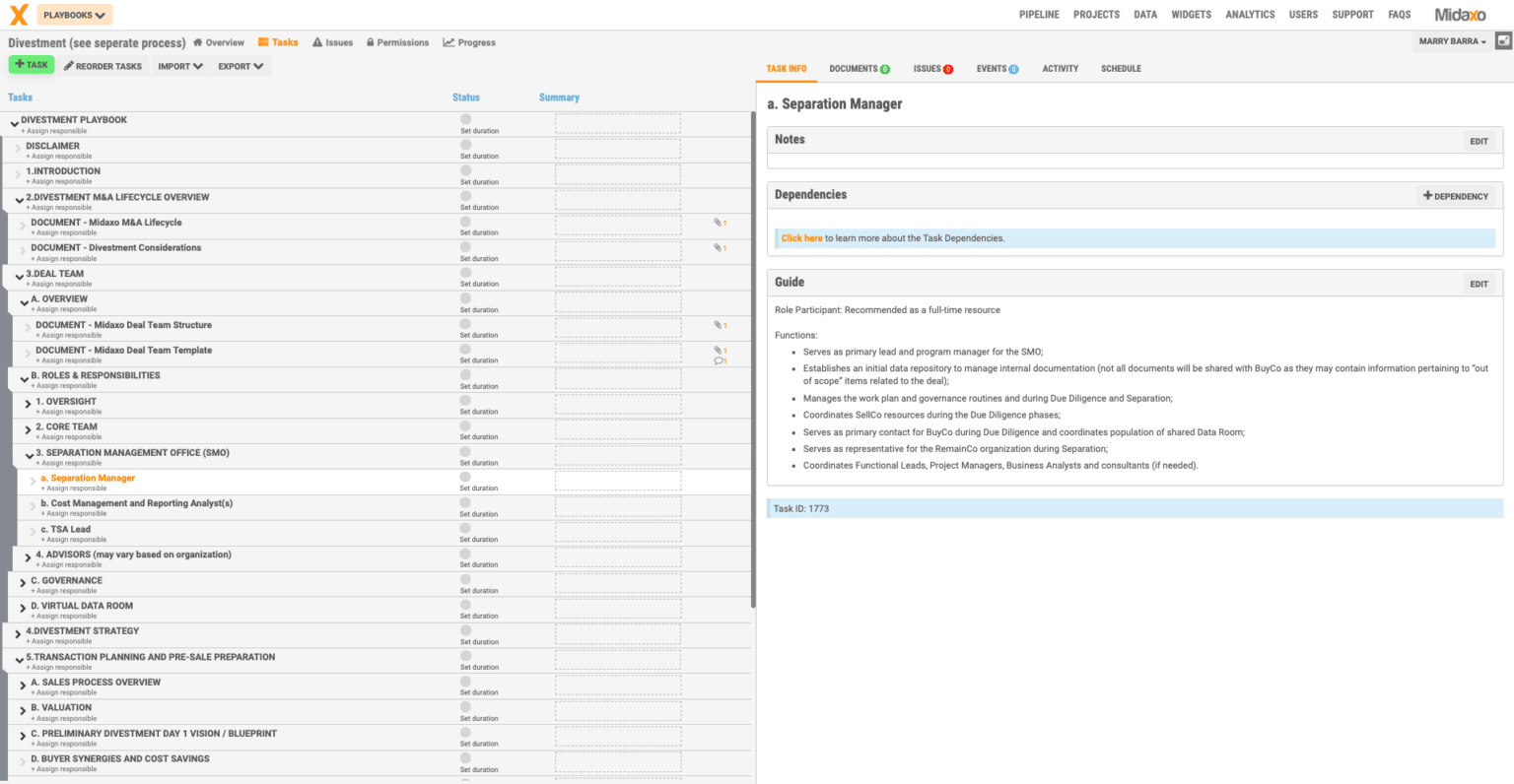 Divestment Strategy - Midaxo