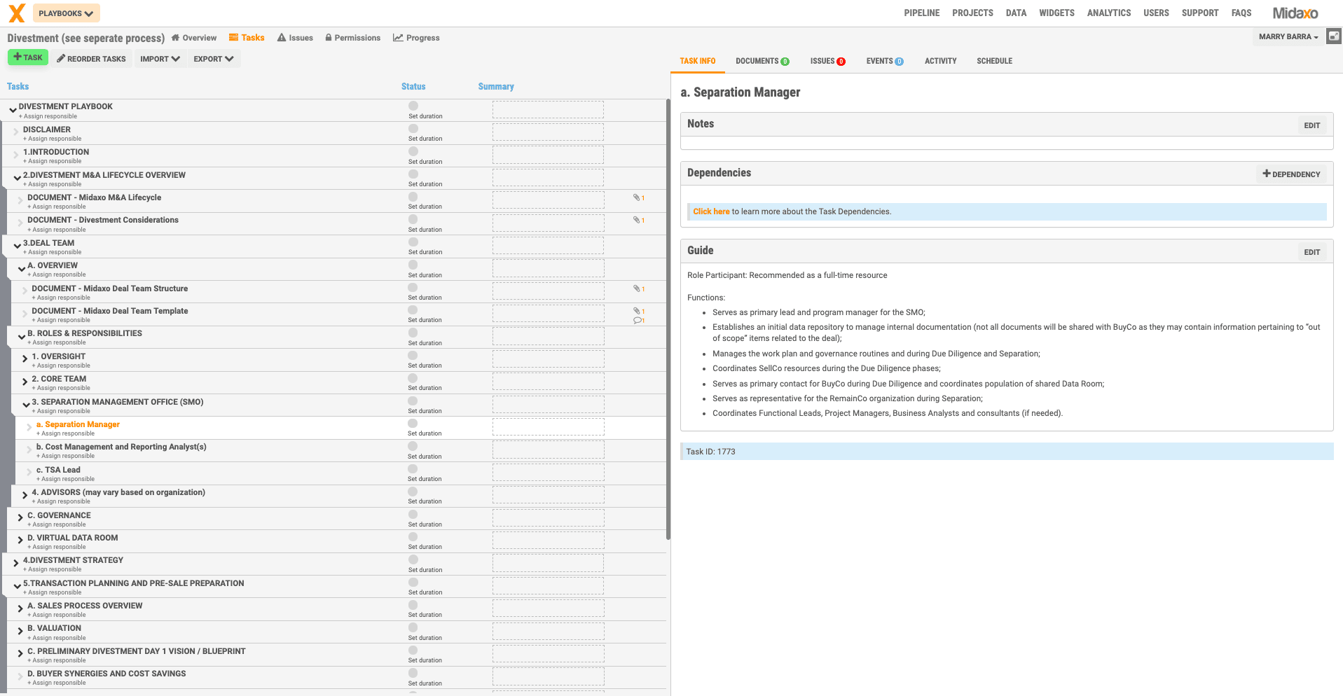 Divestment Strategy - Midaxo