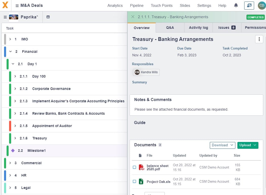 Buy-Side Virtual Deal Room Software - Midaxo